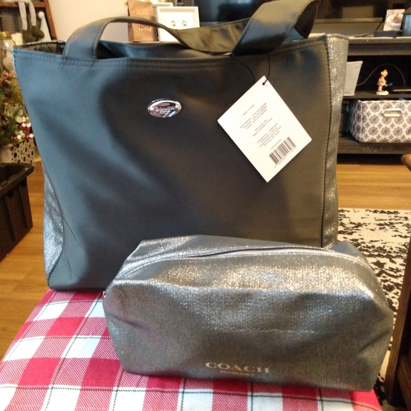 Coach | Bags | Nwt Coach Fragrance Tote W Pouch | Poshmark